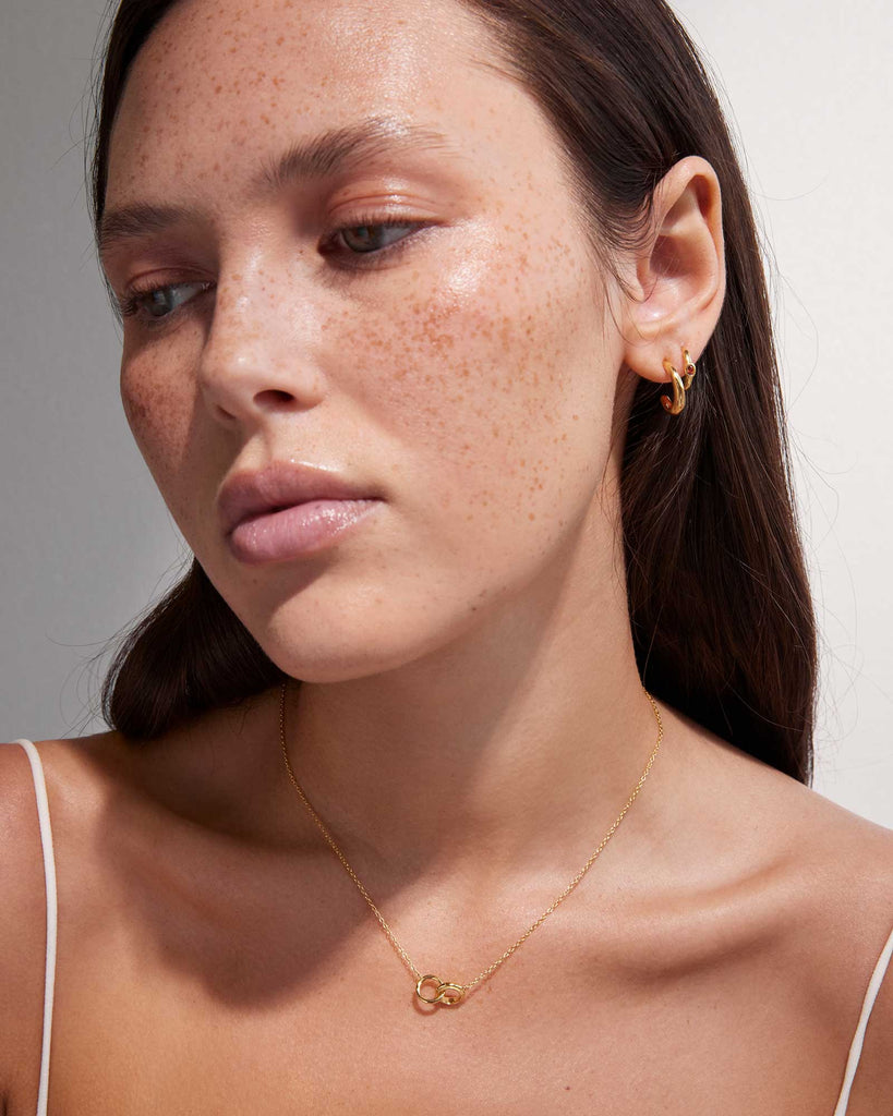 GRACE INFINITY HOOPS (18K GOLD PLATED) – KIRSTIN ASH (Australia)