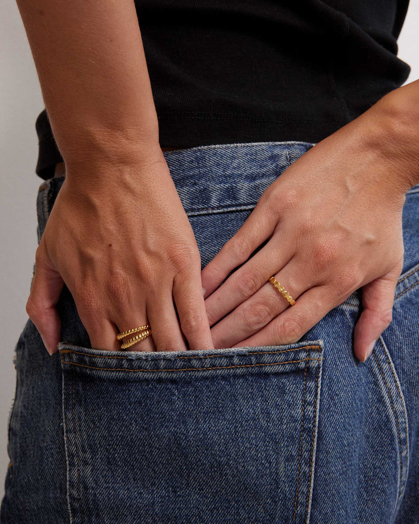 CYPRESS RING (18K GOLD VERMEIL) – KIRSTIN ASH (Australia)