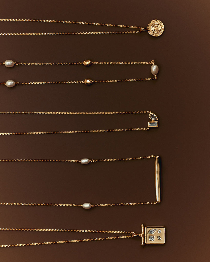 SOLARA COIN NECKLACE (18K GOLD VERMEIL) – KIRSTIN ASH (Australia)