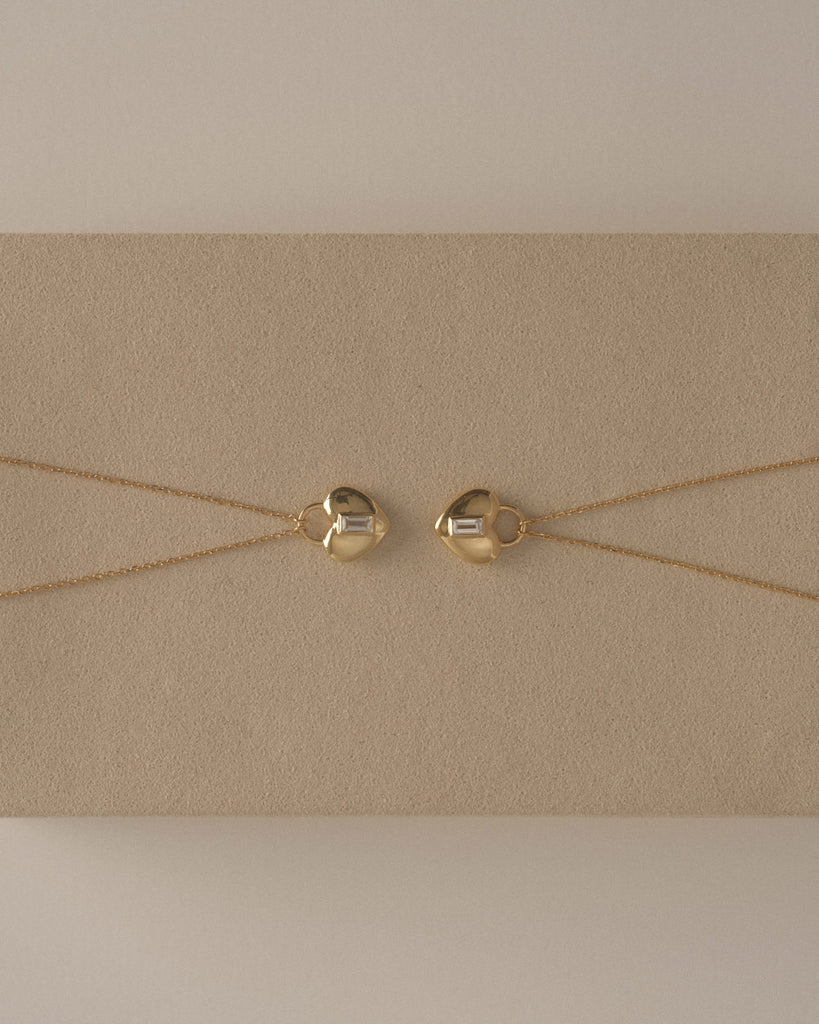 VERA HEART LOCK NECKLACE (18K GOLD PLATED) – KIRSTIN ASH (Australia)