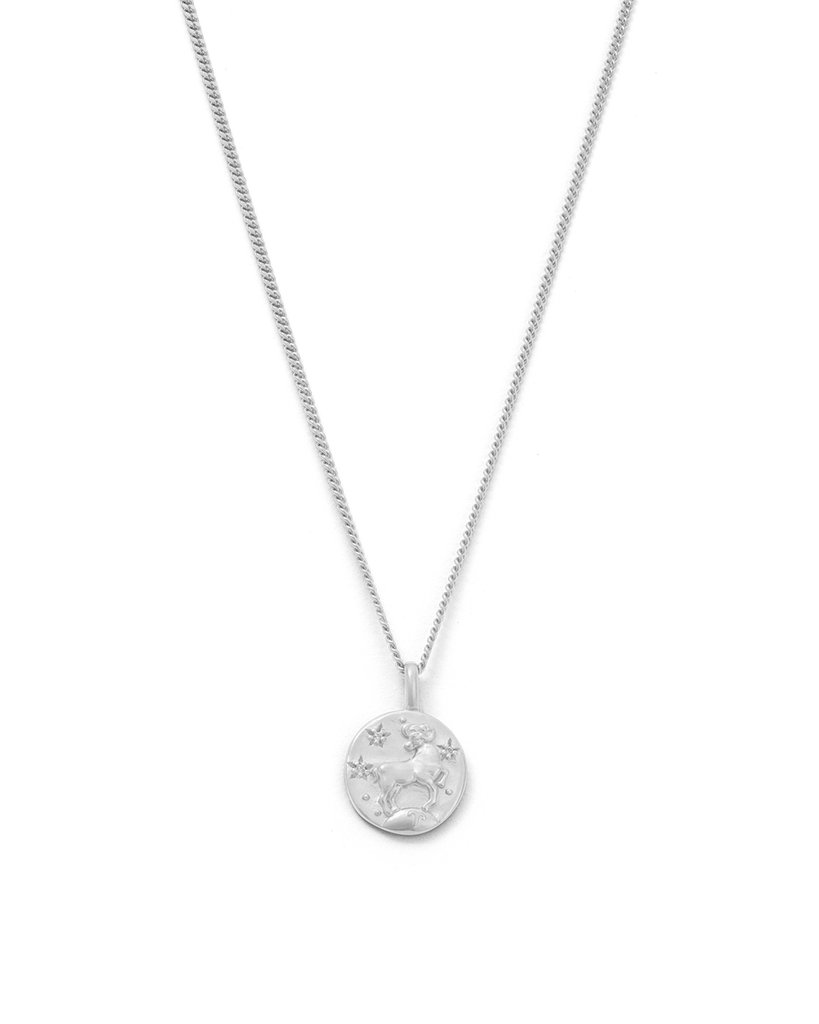 ARIES PETITE ZODIAC NECKLACE (STERLING SILVER) – KIRSTIN ASH (Australia)