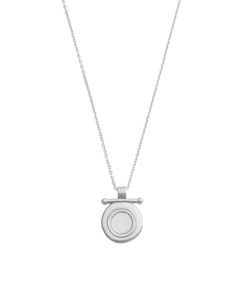 INDIGO COIN NECKLACE (STERLING SILVER) – KIRSTIN ASH (Australia)