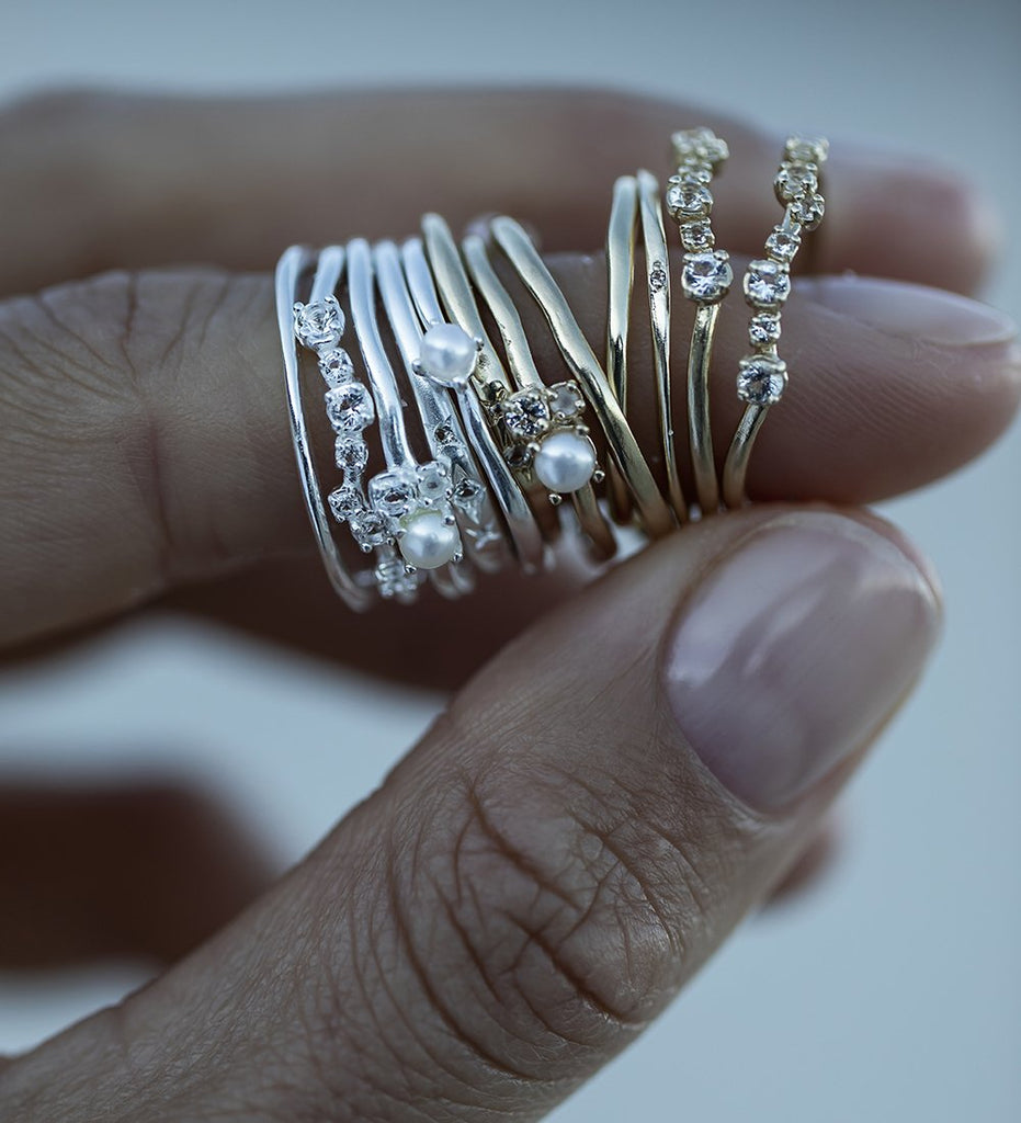 EBB AND FLOW DIAMOND RING (9K GOLD) – KIRSTIN ASH (Australia)