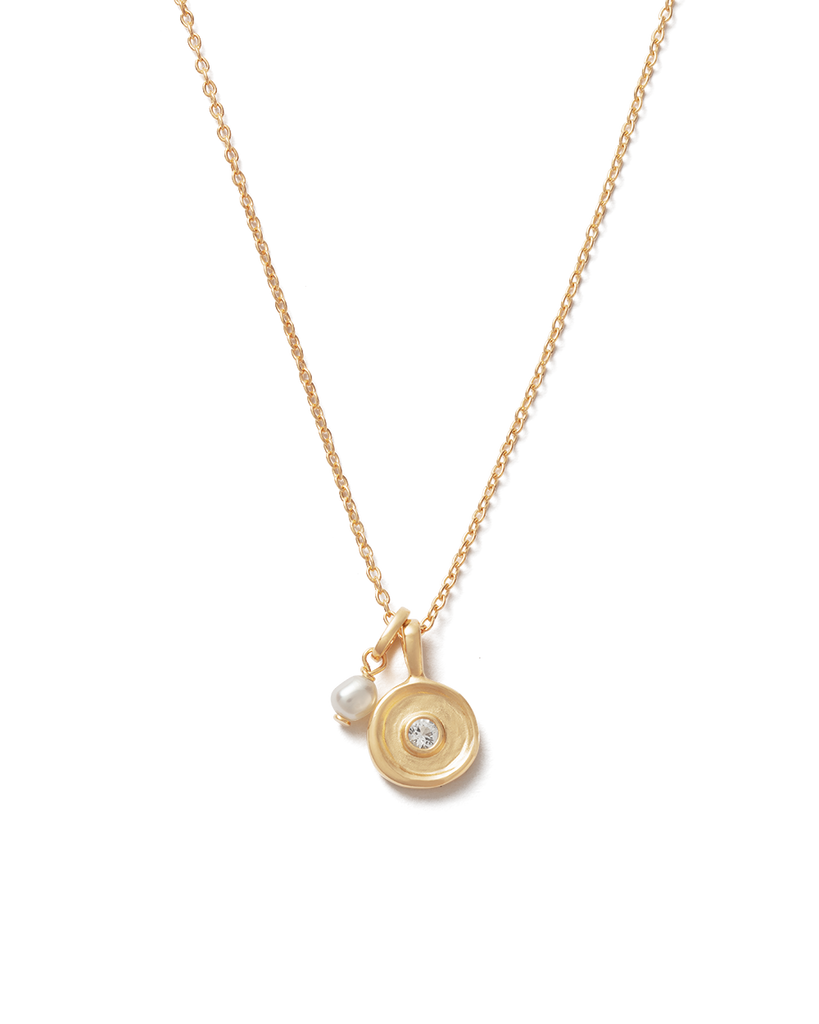 SOLSTICE PEARL NECKLACE (18K GOLD VERMEIL) – KIRSTIN ASH (Australia)